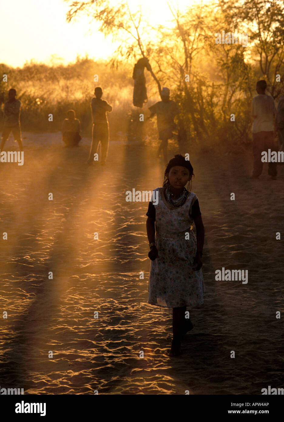 Kalahari Bushmen Playing High Resolution Stock Photography and Images ...