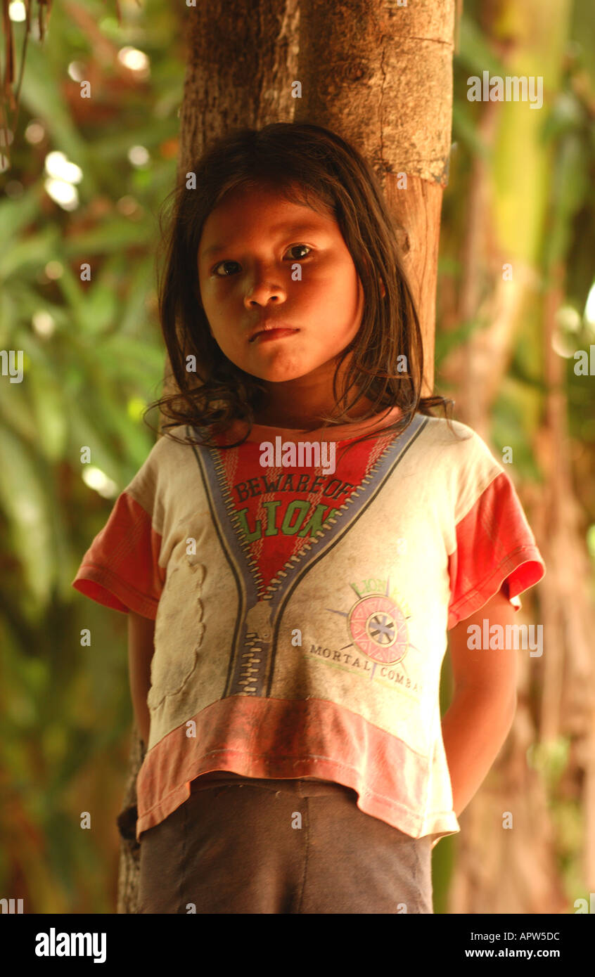 amazon girl iquitos Stock Photo - Alamy