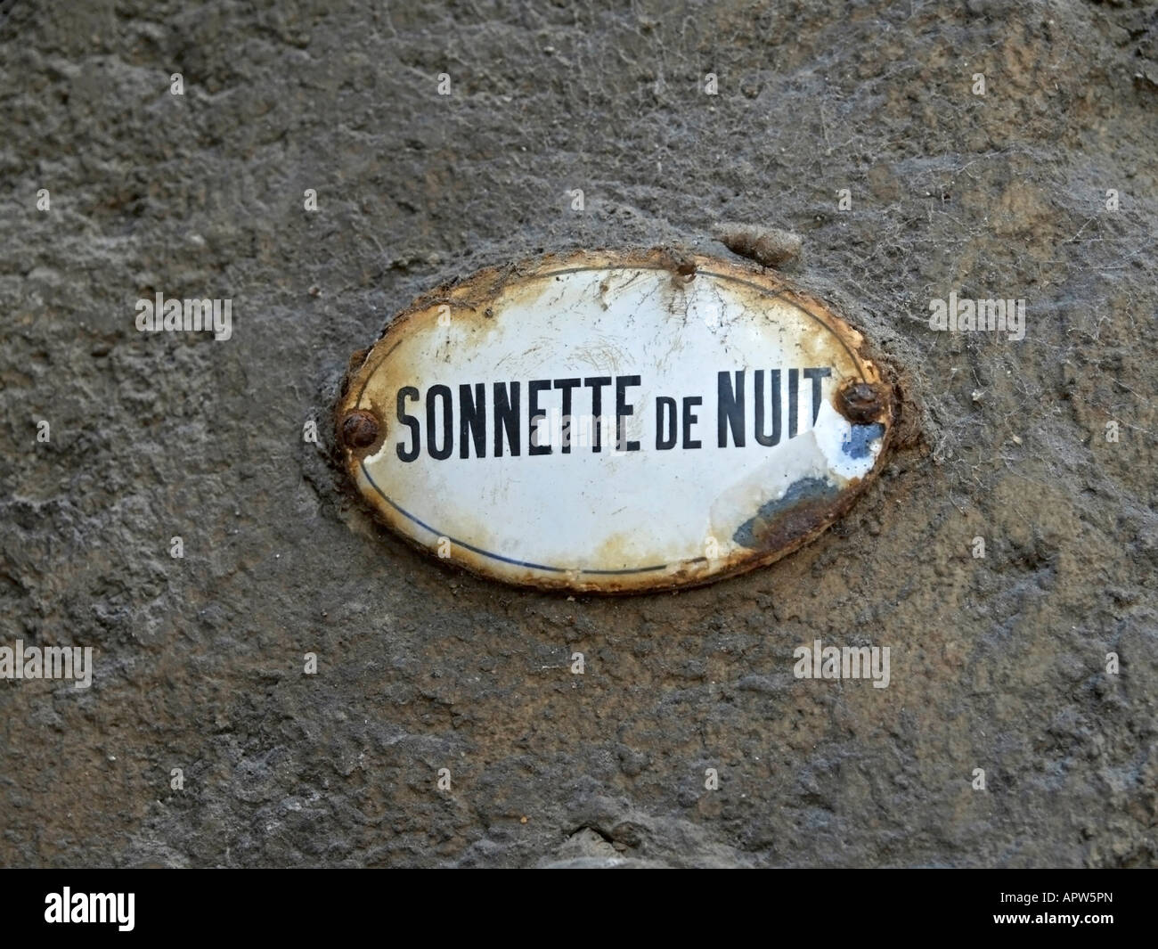 Bell door sign doorbell hi-res stock photography and images - Alamy