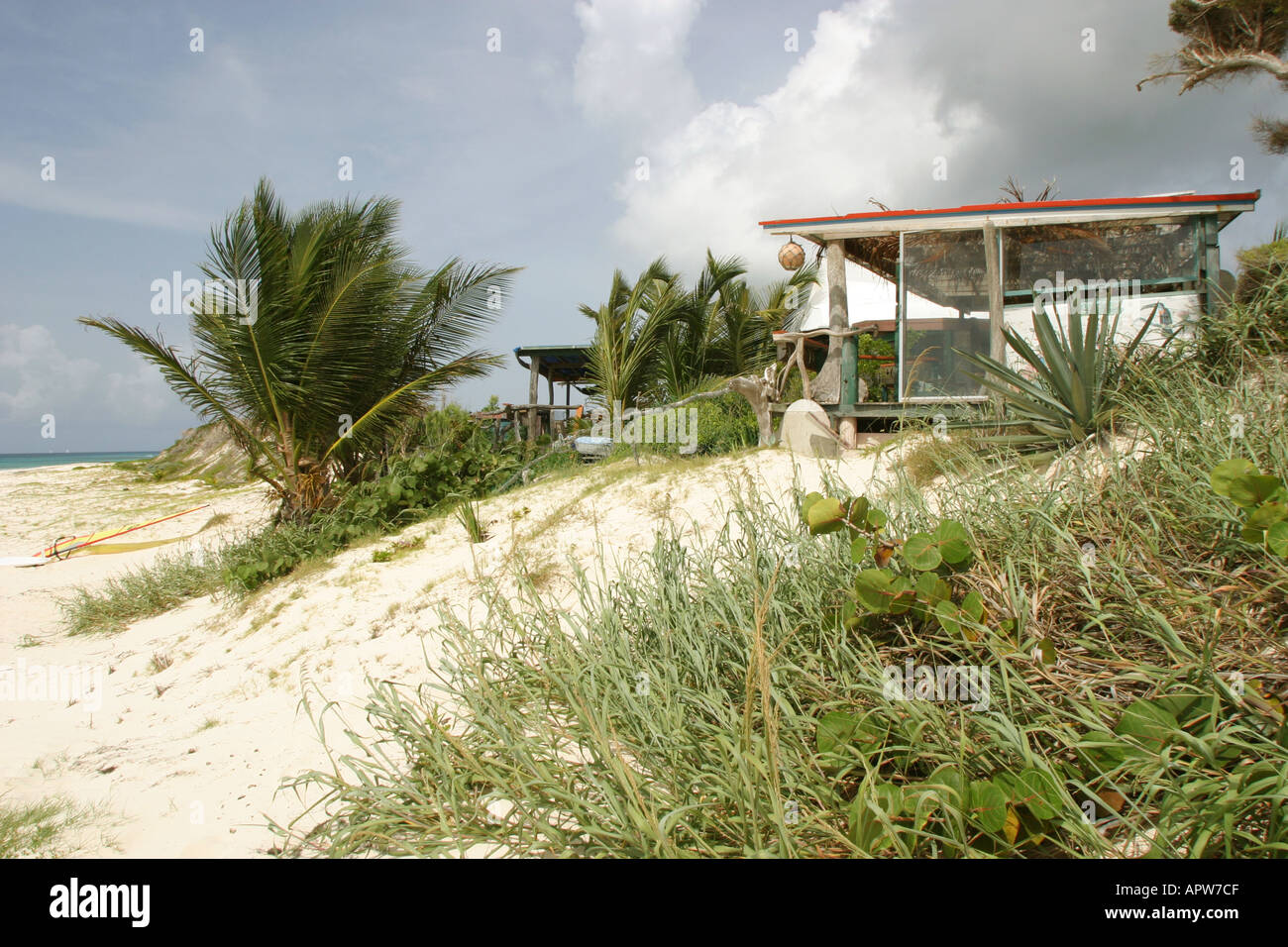 The Dune Reserve bar on the Island of Anguilla owned by Bankie Banx ...