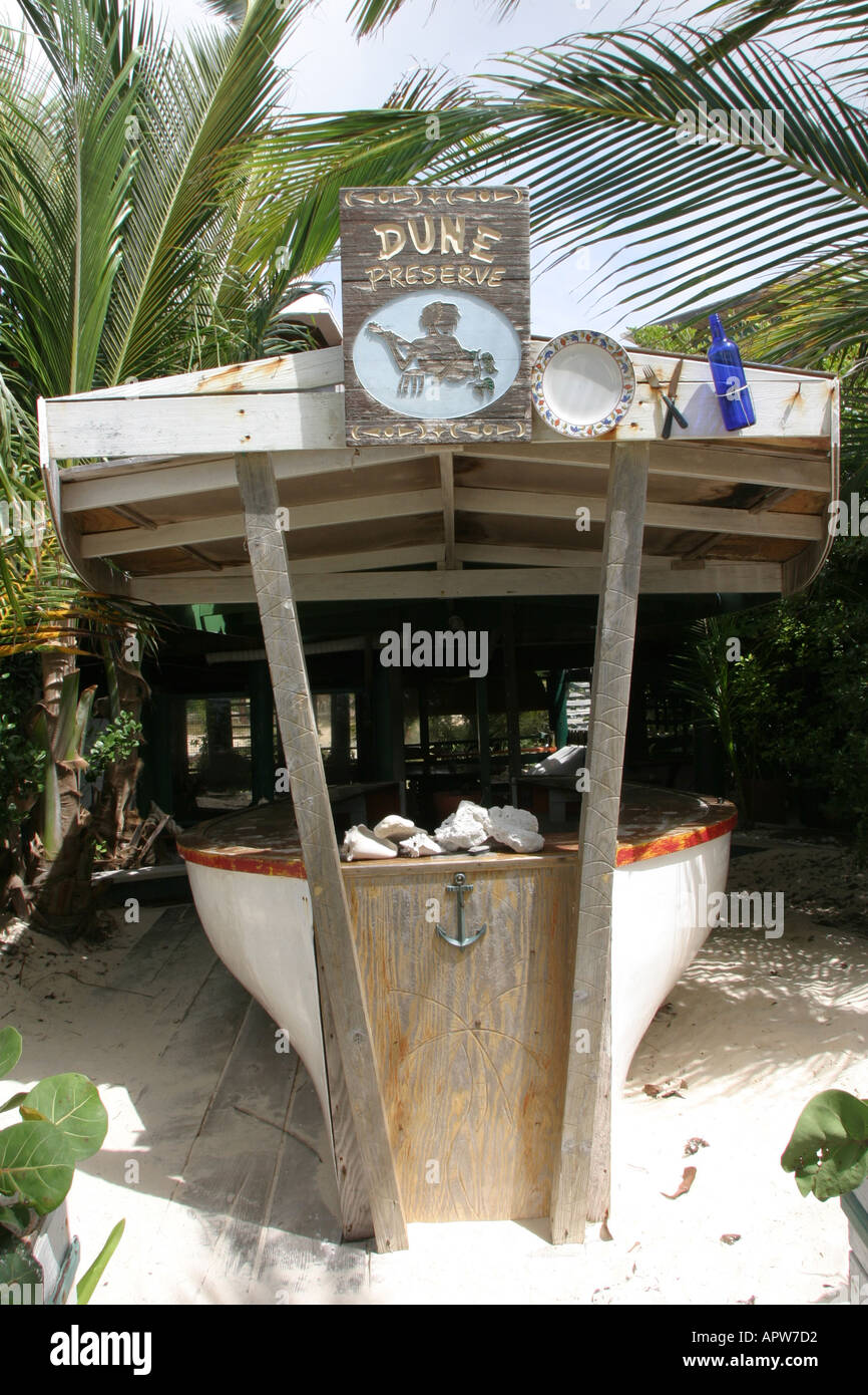 The Dune Reserve bar on the Island of Anguilla owned by Bankie Banx ...