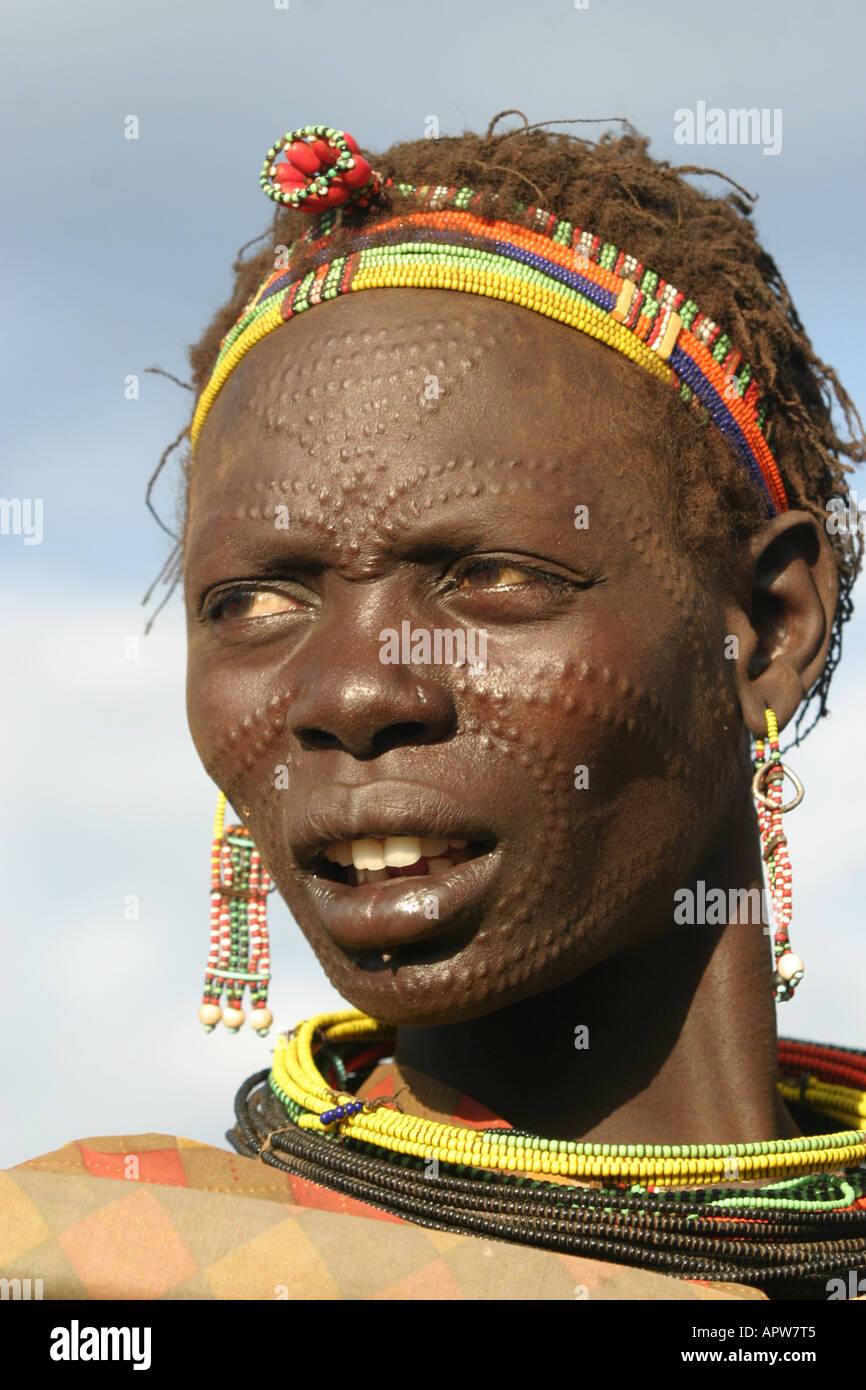 young Toposa woman, Sudan Stock Photo - Alamy