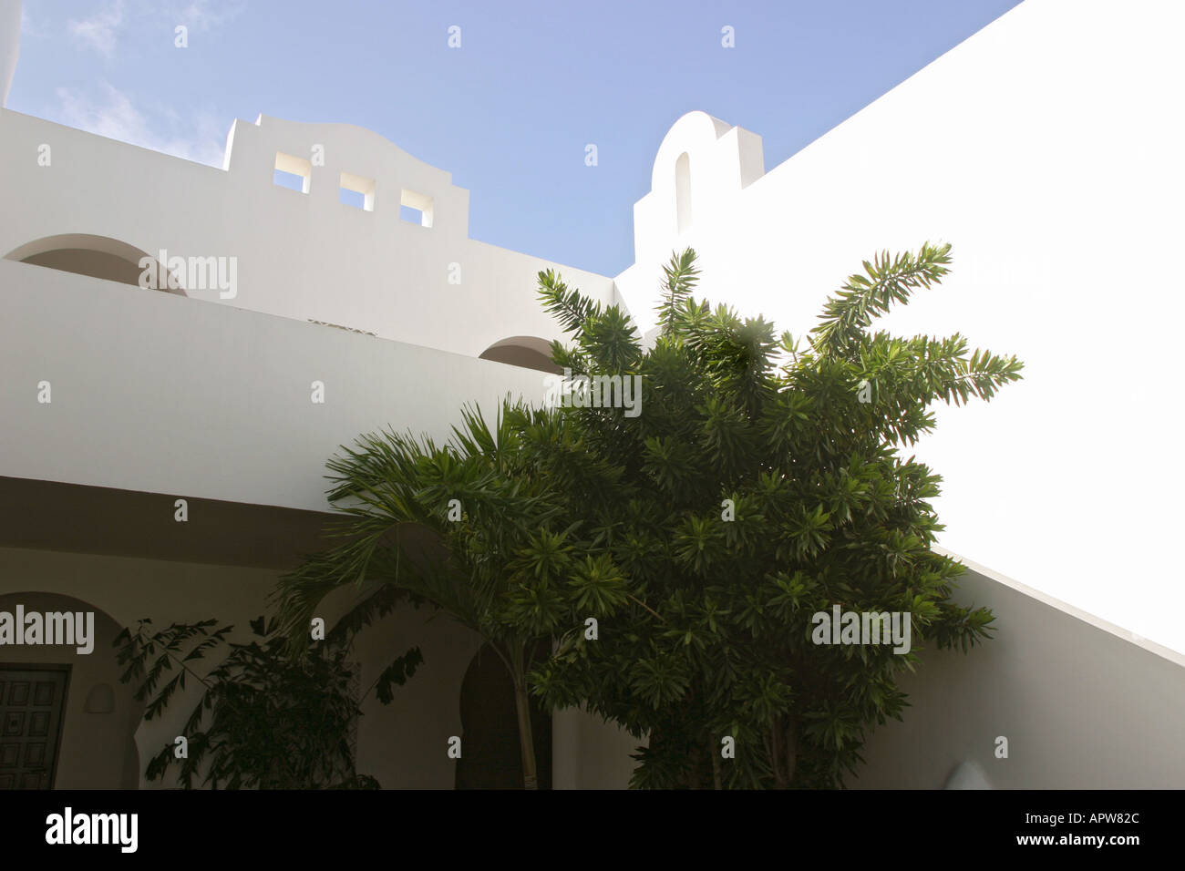 White moorish architecture arches in hi-res stock photography and ...