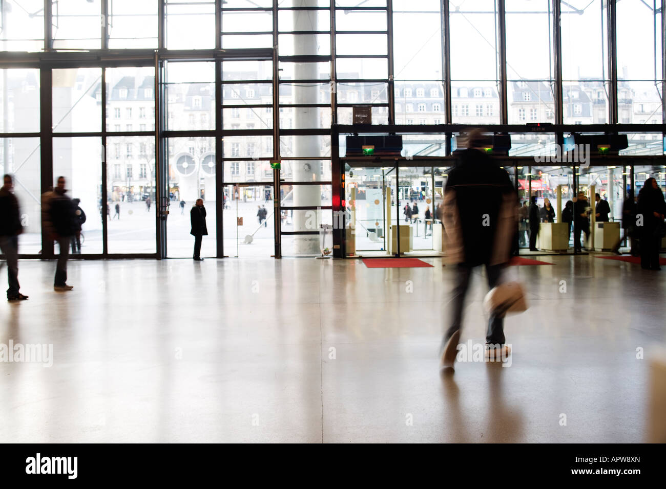 Inside the George Pompidou centre. Paris, France Stock Photo - Alamy