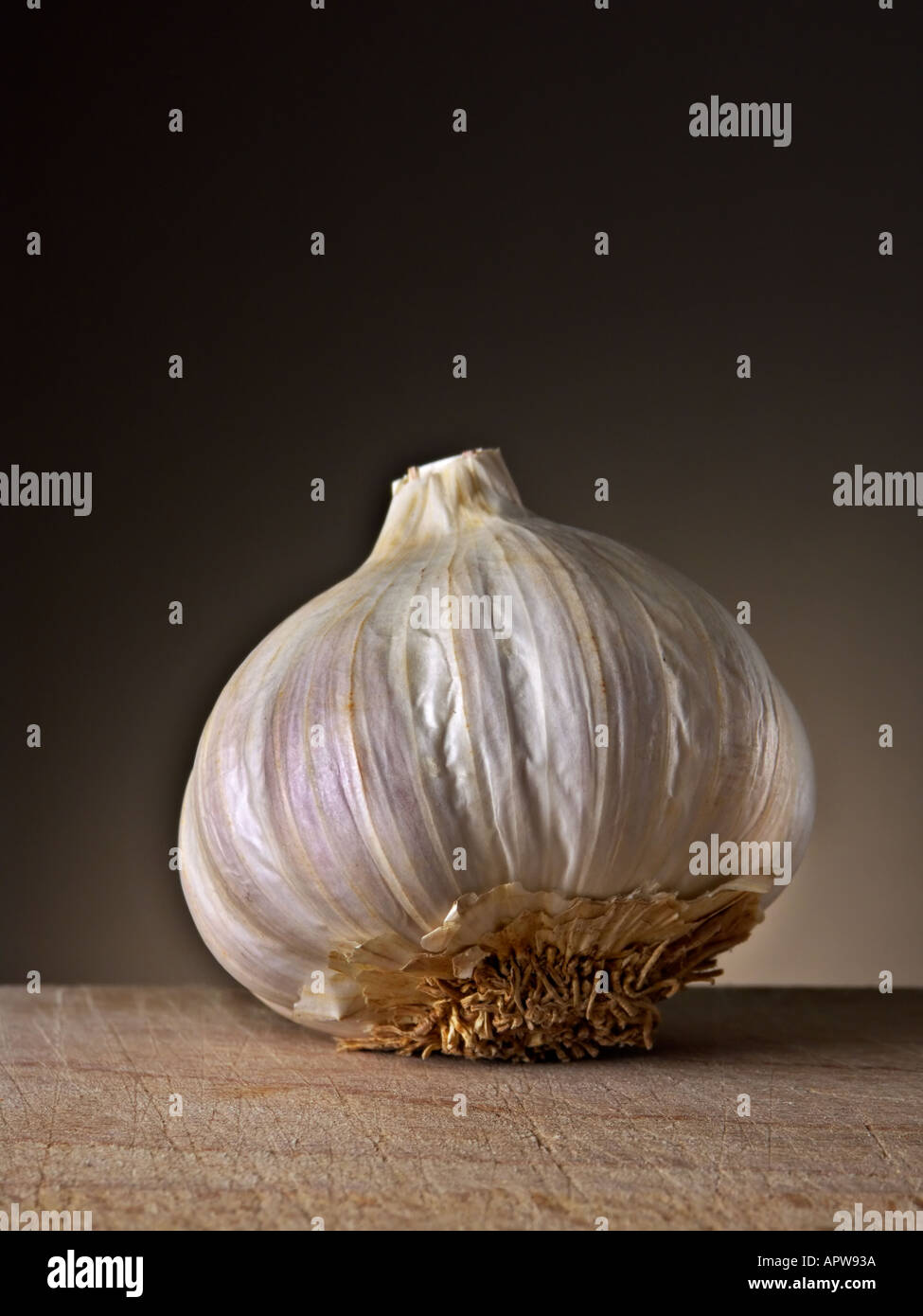 A fresh head of garlic Stock Photo - Alamy