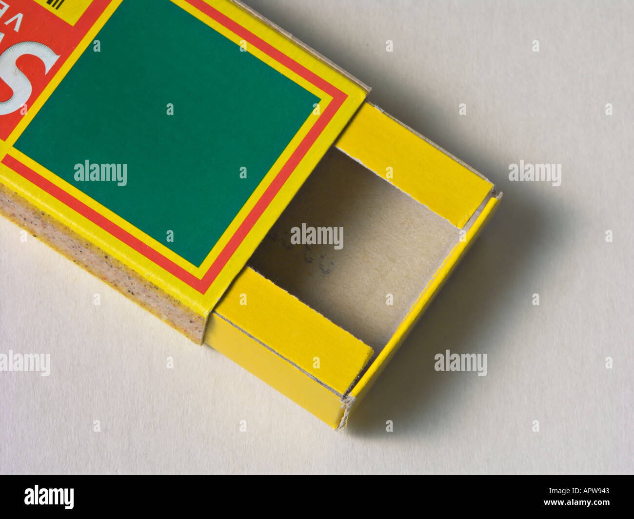 An empty box of matches Stock Photo - Alamy