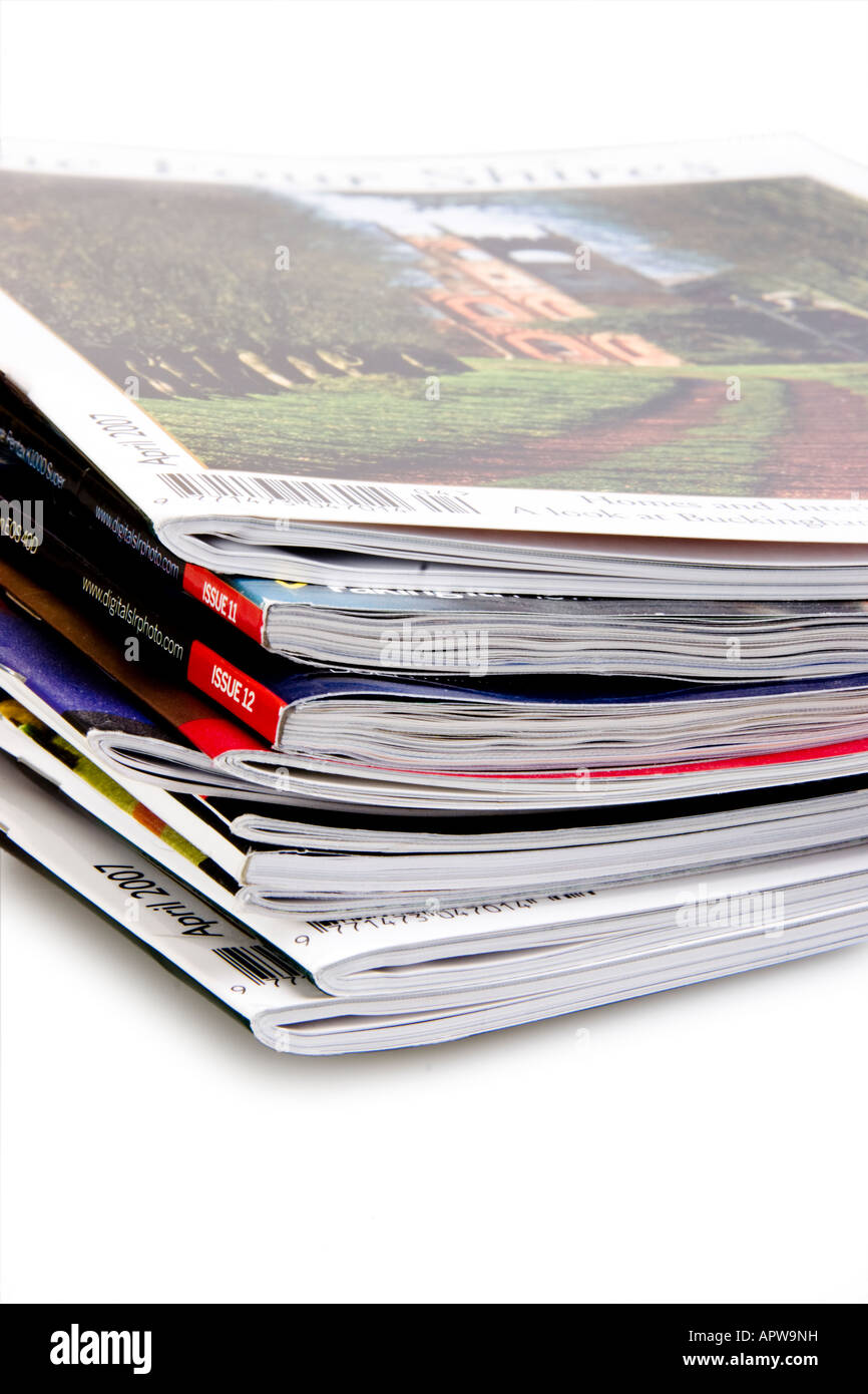 Magazine pile concept hi-res stock photography and images - Alamy