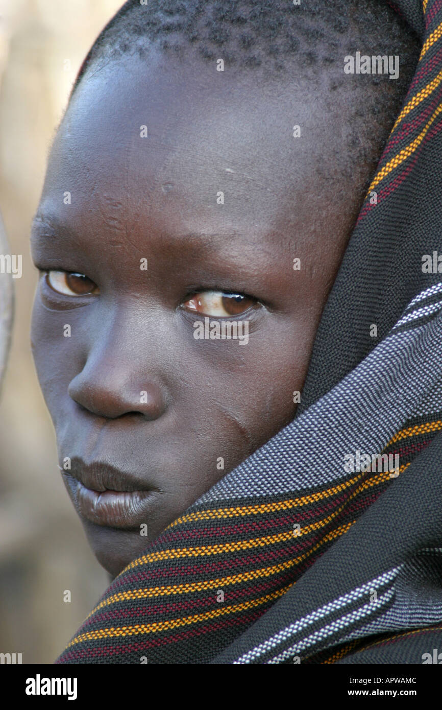 Toposa boy, portrait, Sudan Stock Photo - Alamy