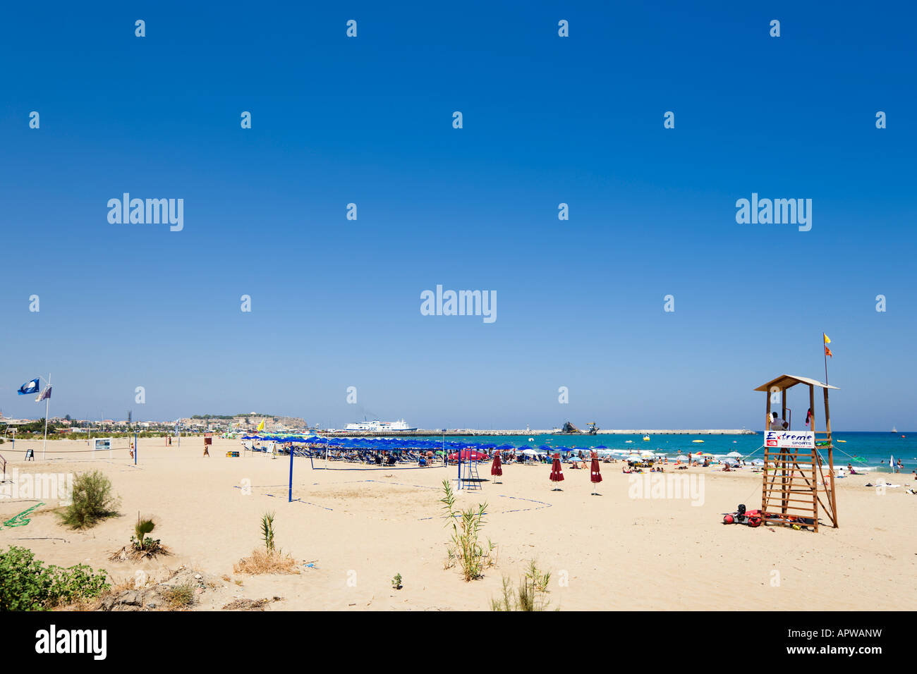 Rethymnon Crete Beach Stock Photos & Rethymnon Crete Beach Stock Images ...
