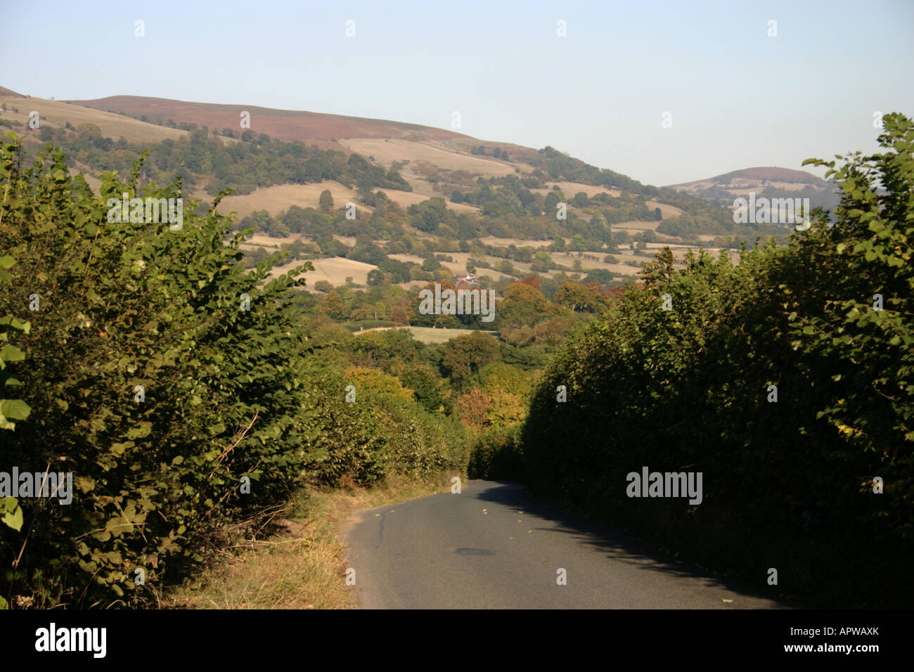 Village lane wales hi-res stock photography and images - Alamy