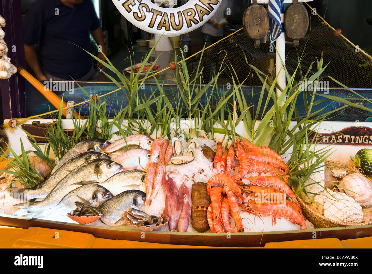 Fish display greece hi-res stock photography and images - Alamy