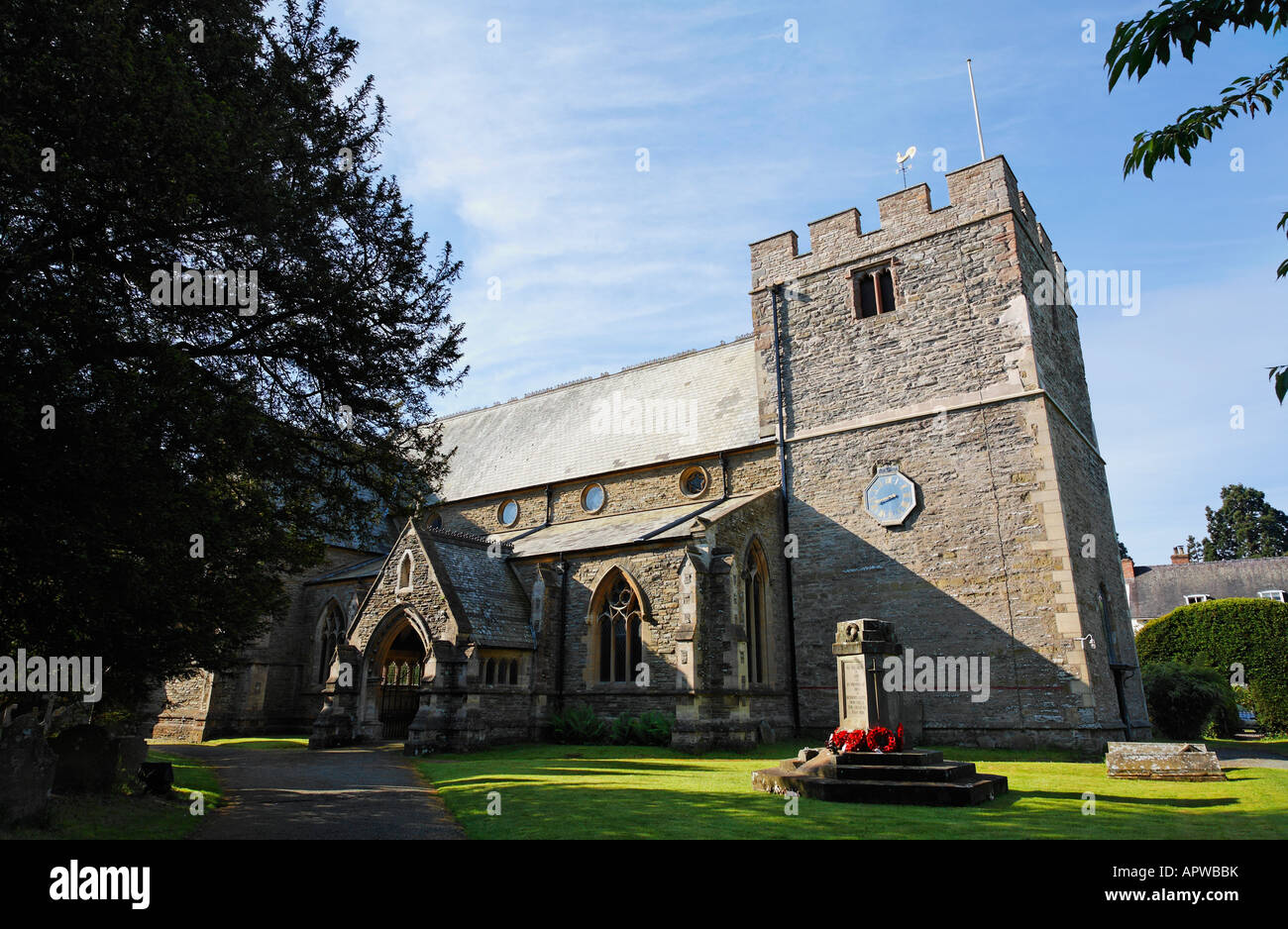 Bishops castle village shropshire hi-res stock photography and images ...