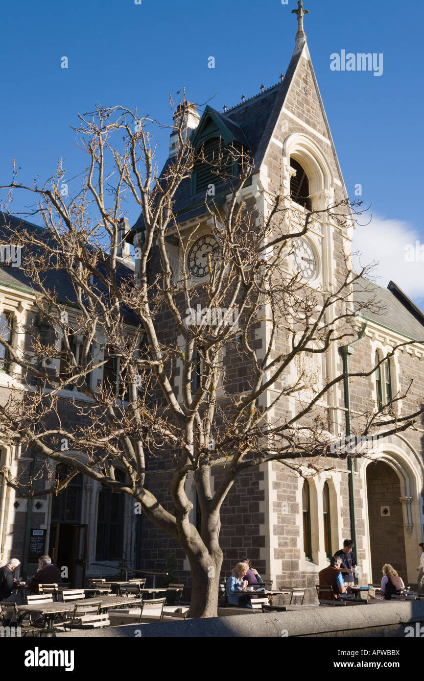 19th century Gothic revivalist Arts Centre building 1874 clock tower ...