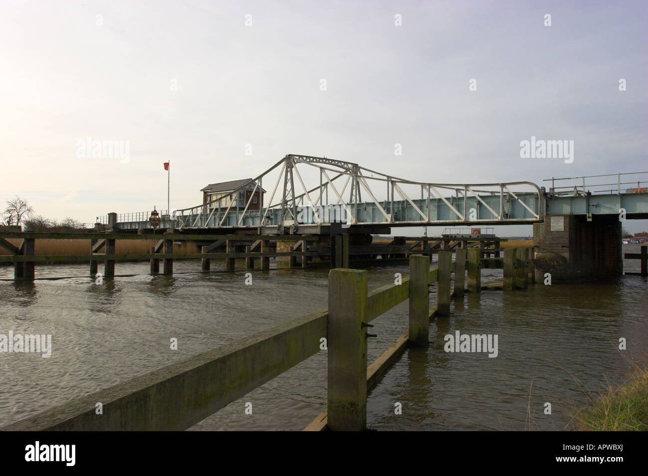 Reedham Swing Bridge Stock Photo - Alamy