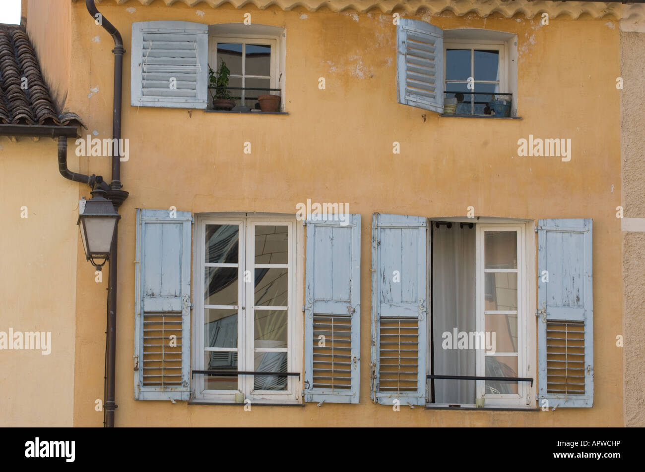 shutters in france Stock Photo - Alamy
