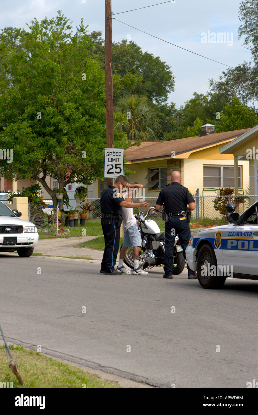 Stop motorcycle crime hi-res stock photography and images - Alamy