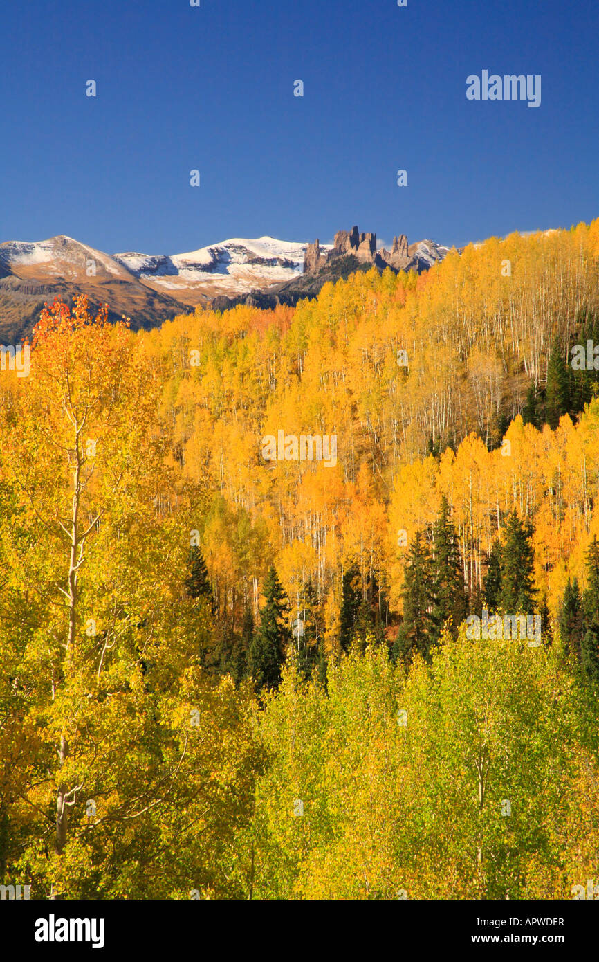 The Castles Seen From Ohio Creek Pass Road, Gunnison, Colorado, USA ...