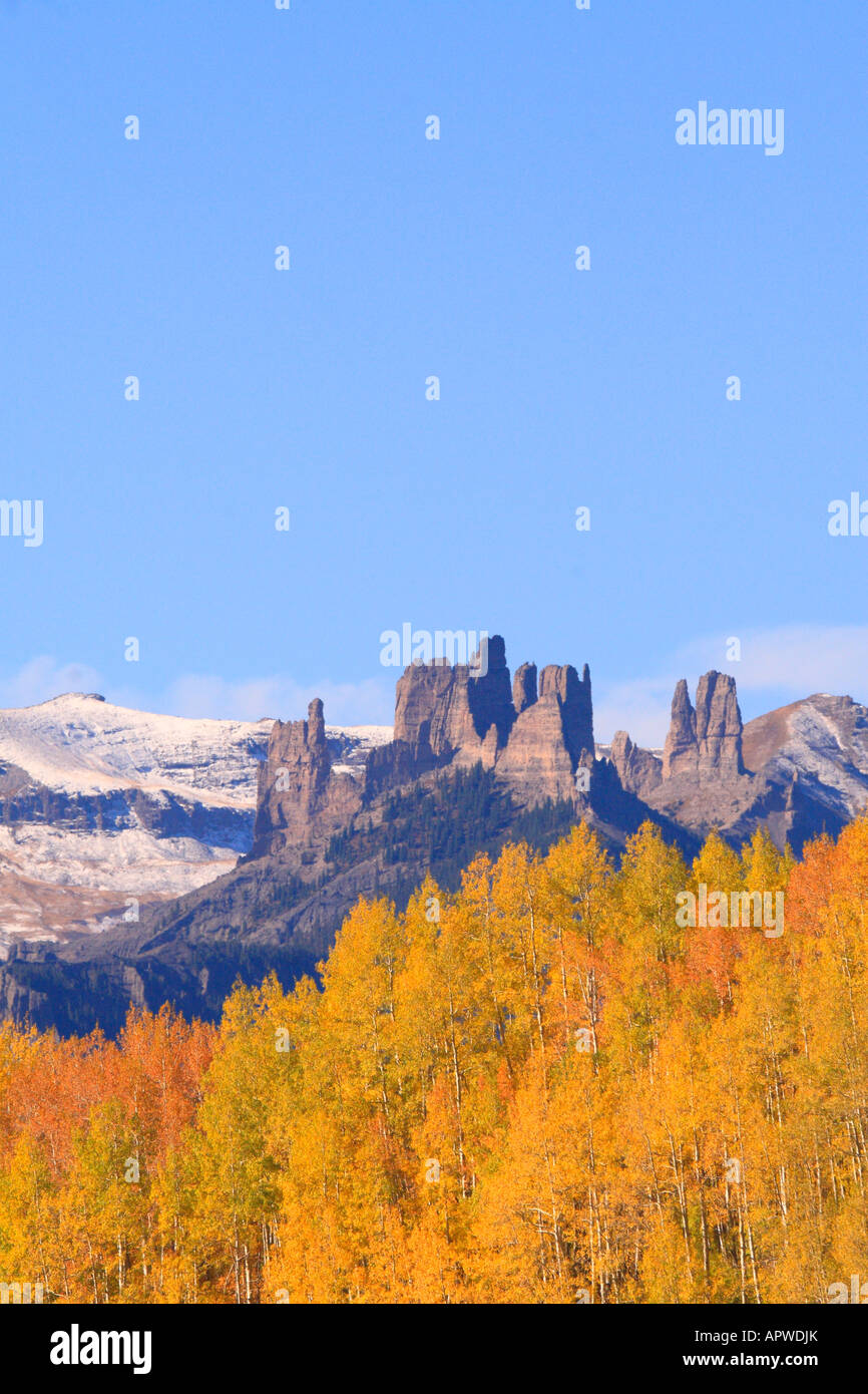The Castles Seen From Ohio Creek Pass Road, Gunnison, Colorado, USA ...