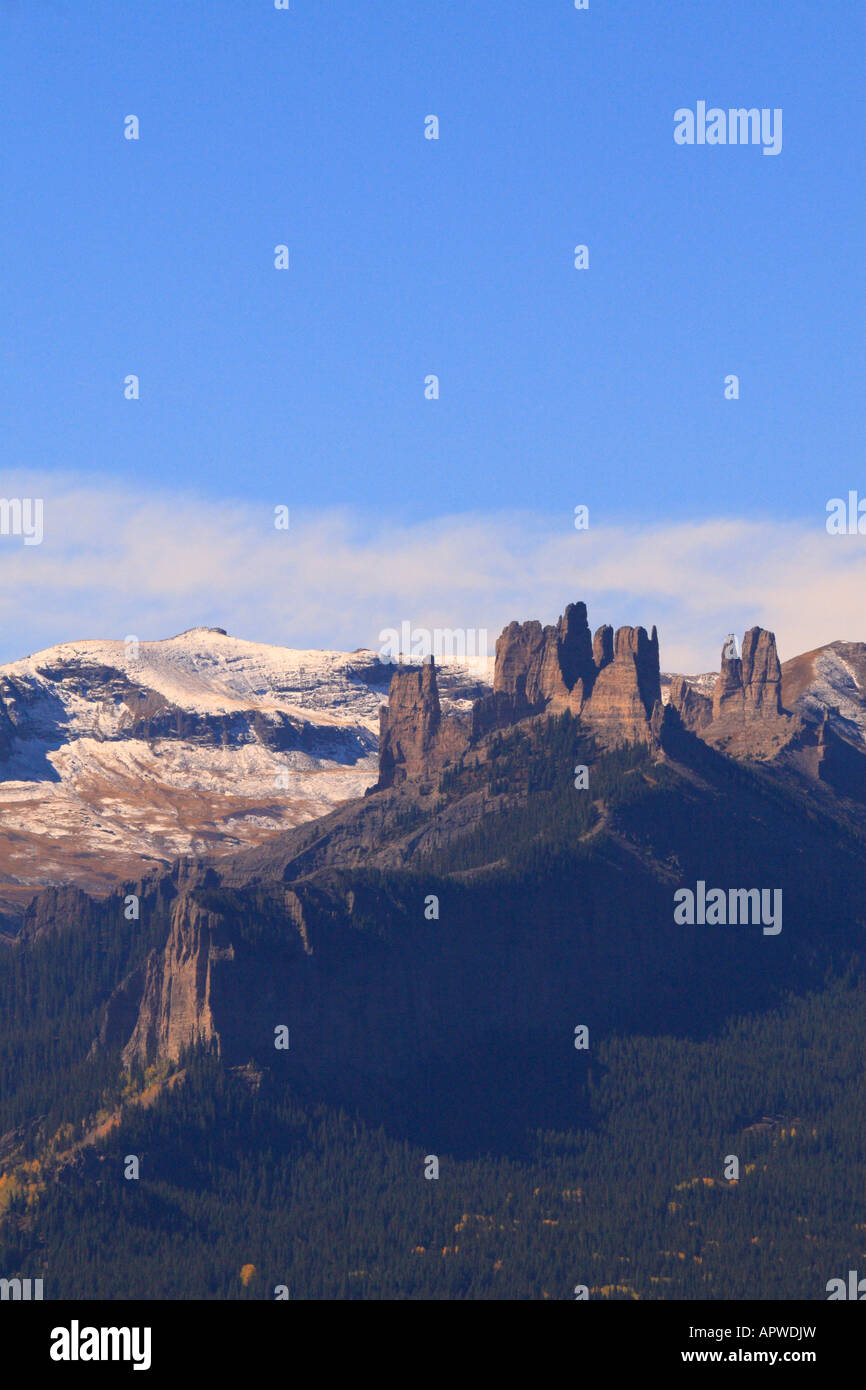 The Castles Seen From Ohio Creek Pass Road, Gunnison, Colorado, USA ...