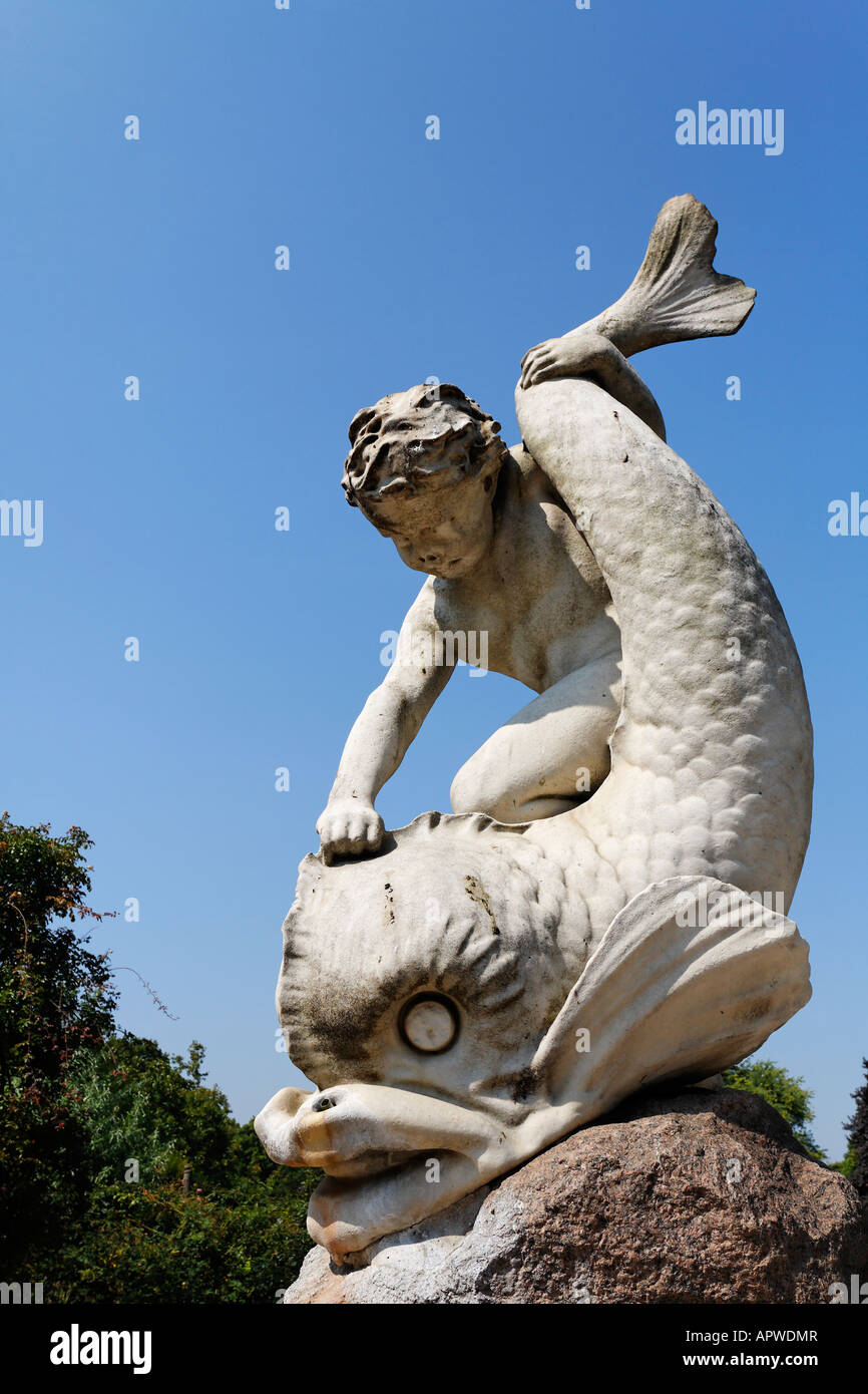 Dolphin And Boy Statue Stock Photos & Dolphin And Boy Statue Stock ...