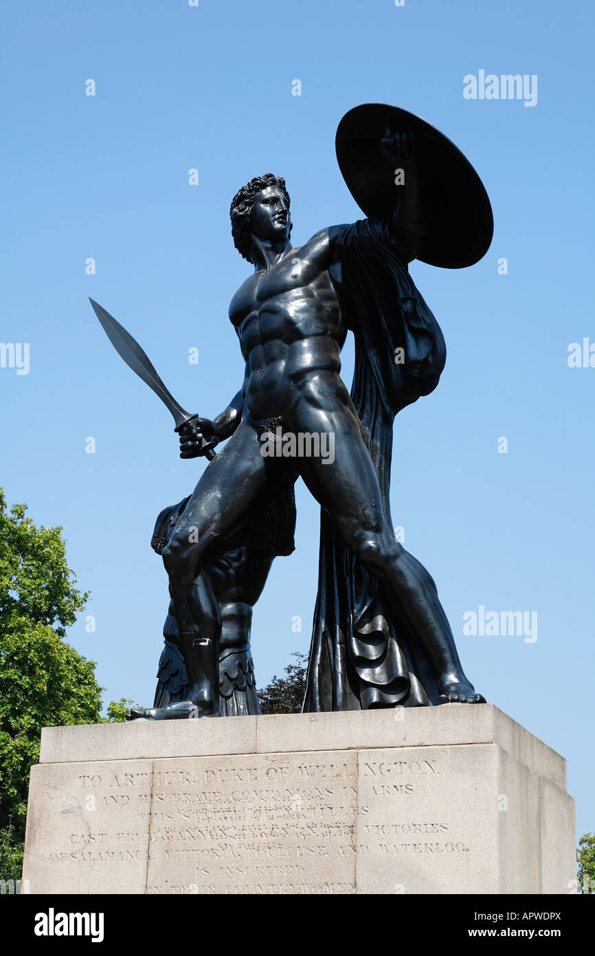 Statue of Achilles by Sir Richard Westmacott in Hyde Park London UK ...