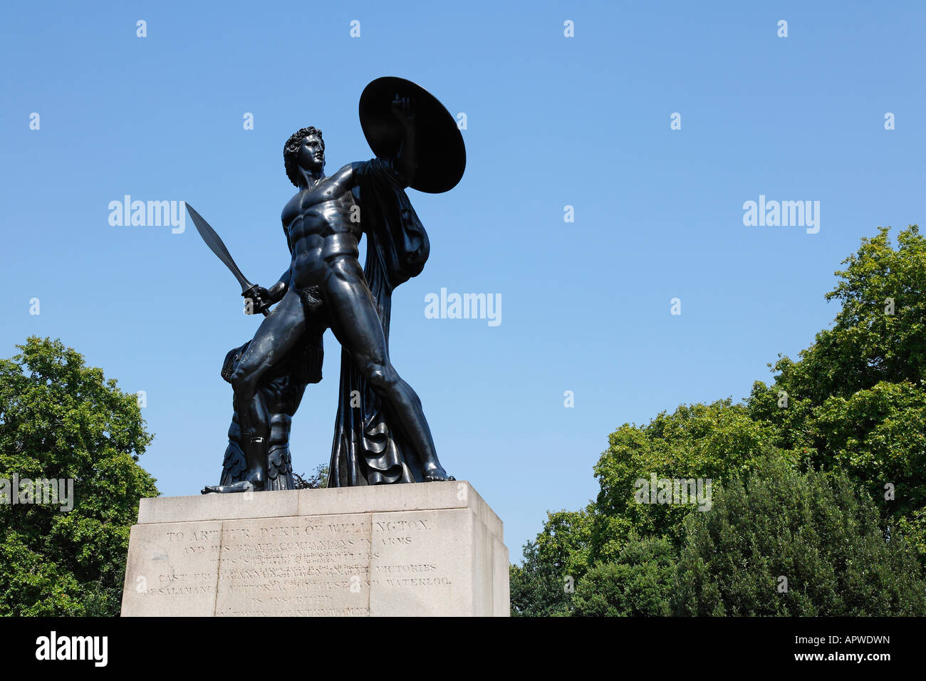 Statue of Achilles by Sir Richard Westmacott in Hyde Park London UK ...