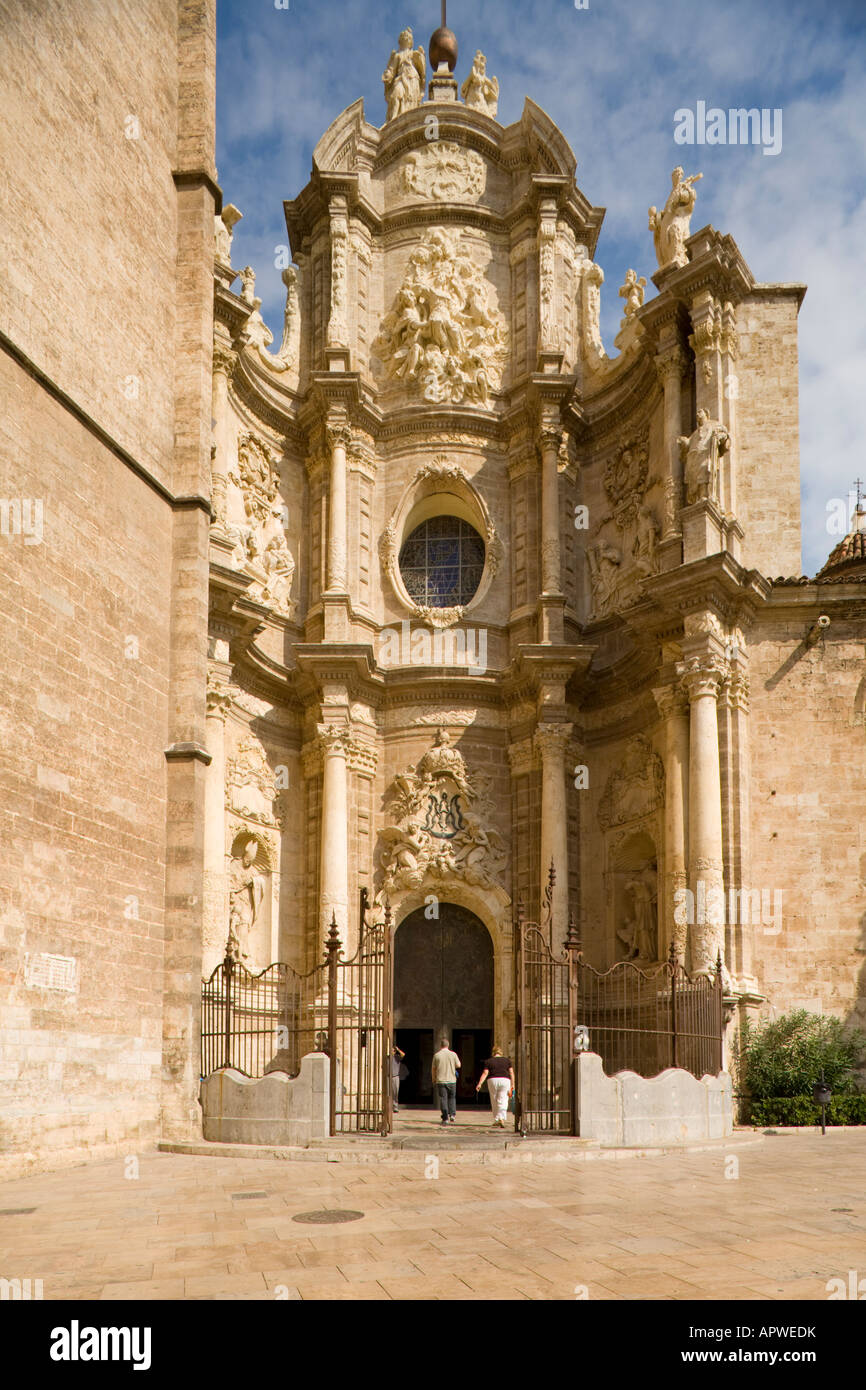 Valencia Cathedral Valencia Spain Stock Photo - Alamy