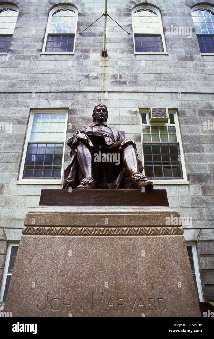 John Harvard Statue Harvard University High Resolution Stock ...