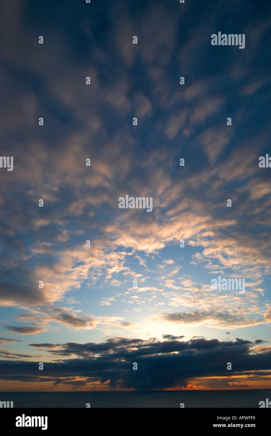 ocean storm sunset Stock Photo - Alamy