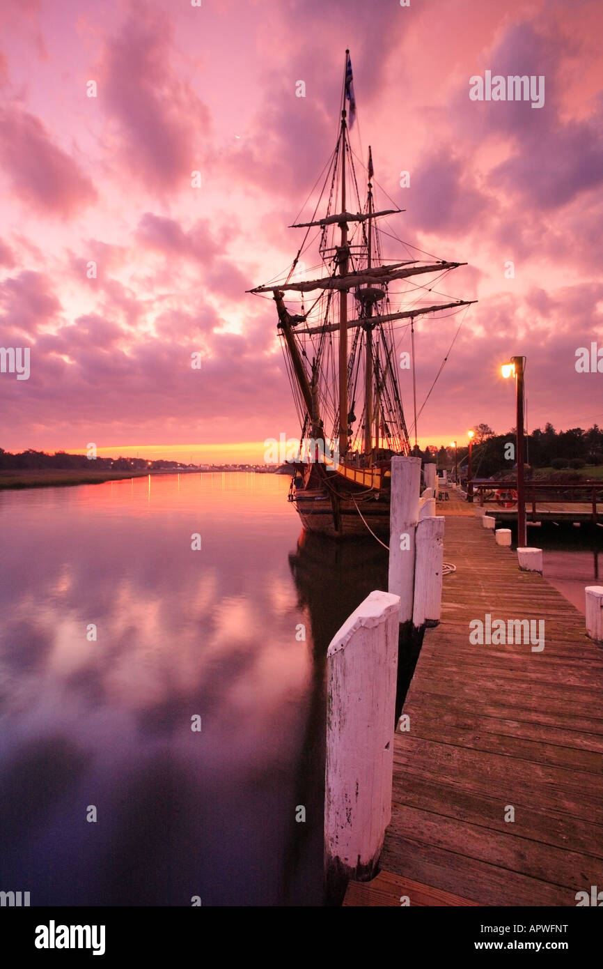 The Dove at Dawn, Lewes Harbor, Lewes, Delaware, USA Stock Photo - Alamy