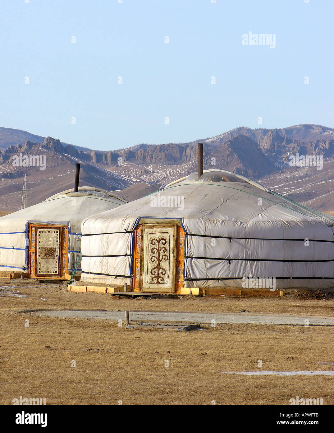 Ulan bator ger not yurt not ulaanbaatar hi-res stock photography and ...