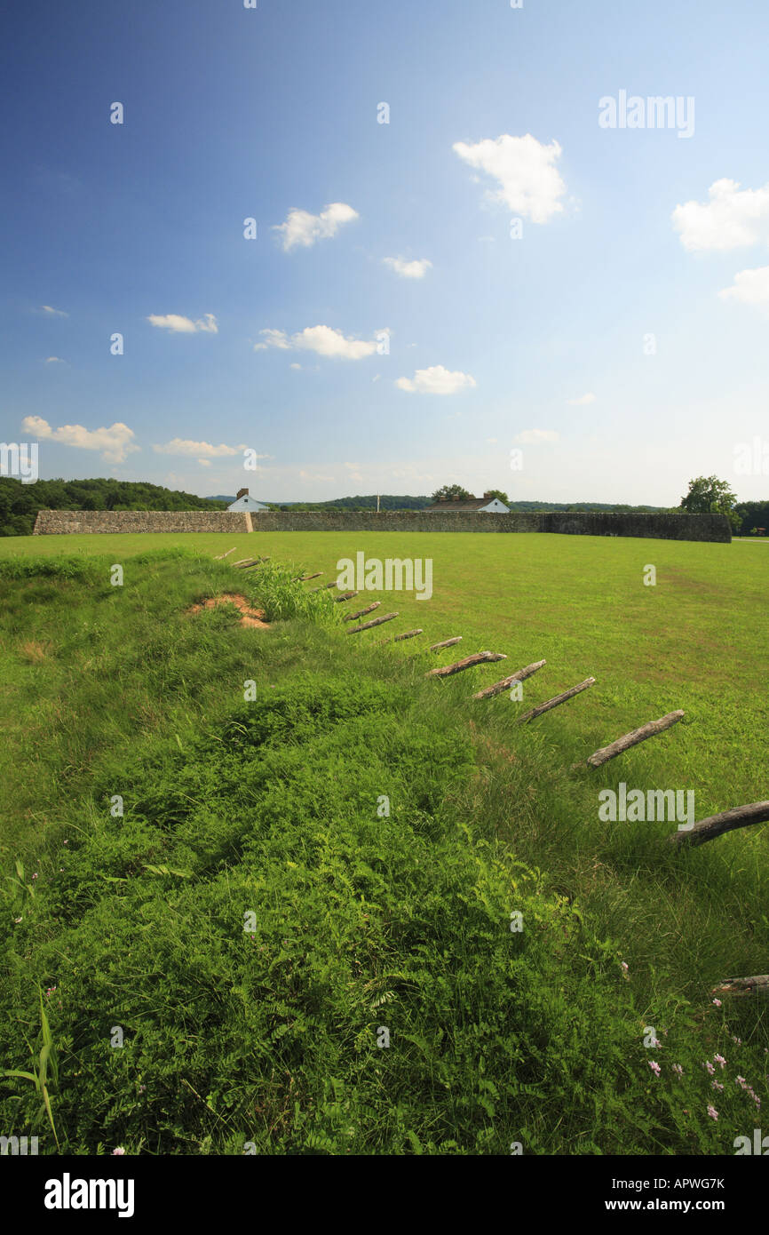 Readout, Fort Frederick State Park, Big Pool, Maryland, USA Stock Photo ...