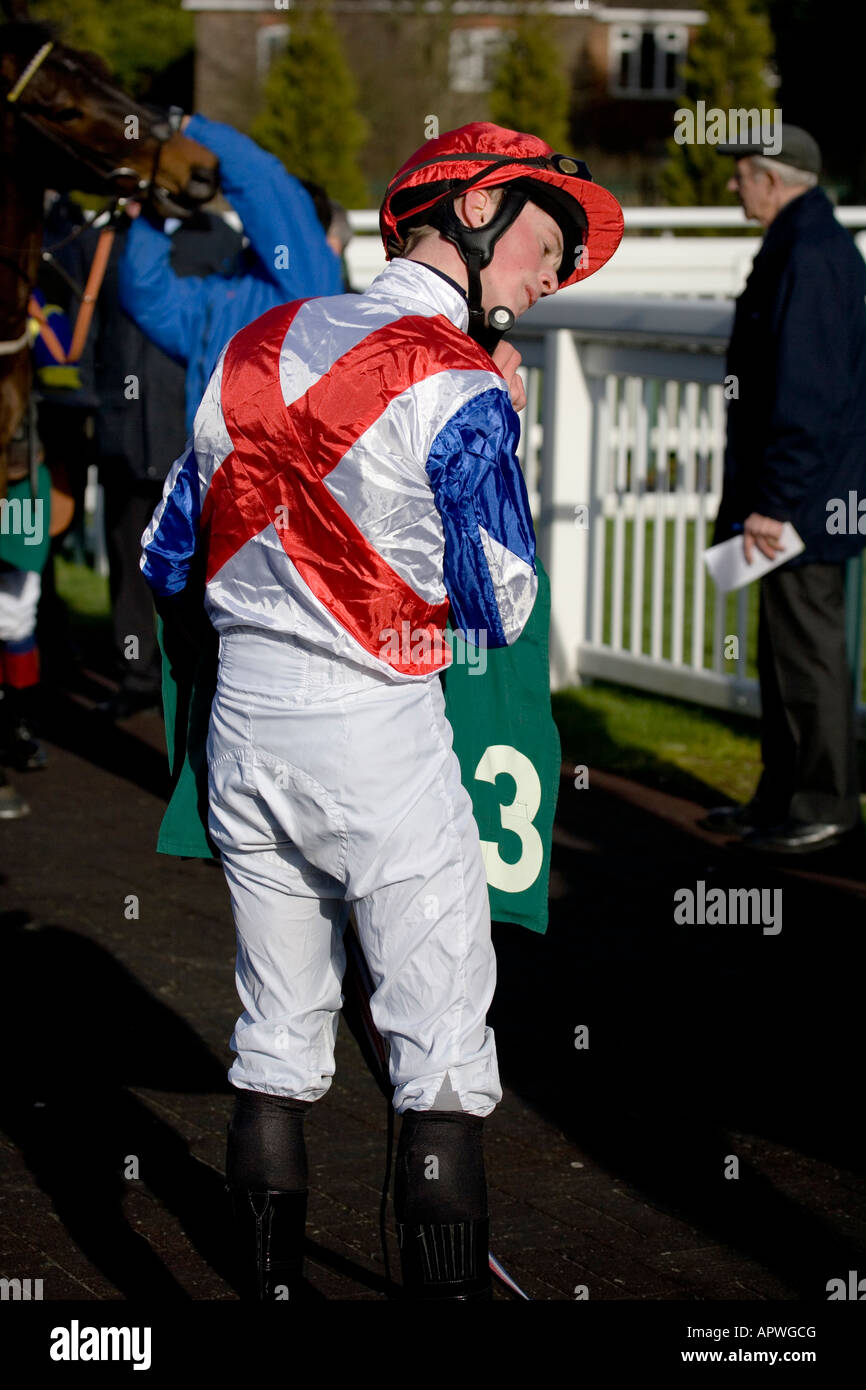 Horses race at lingfield race course hi-res stock photography and ...