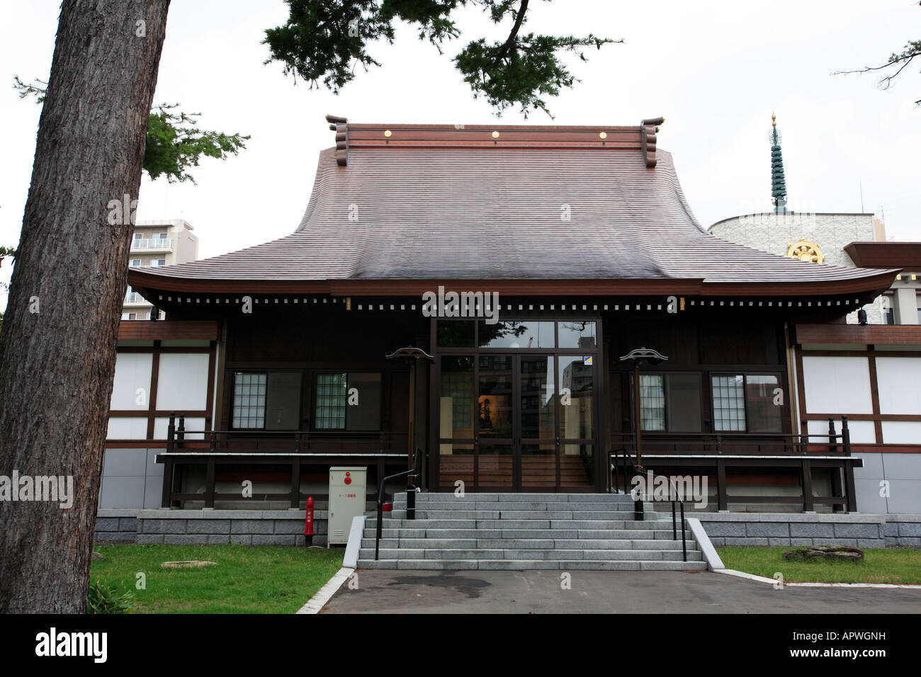 Higashi Honganji temple in Sapporo Hokkaido Japan Stock Photo - Alamy