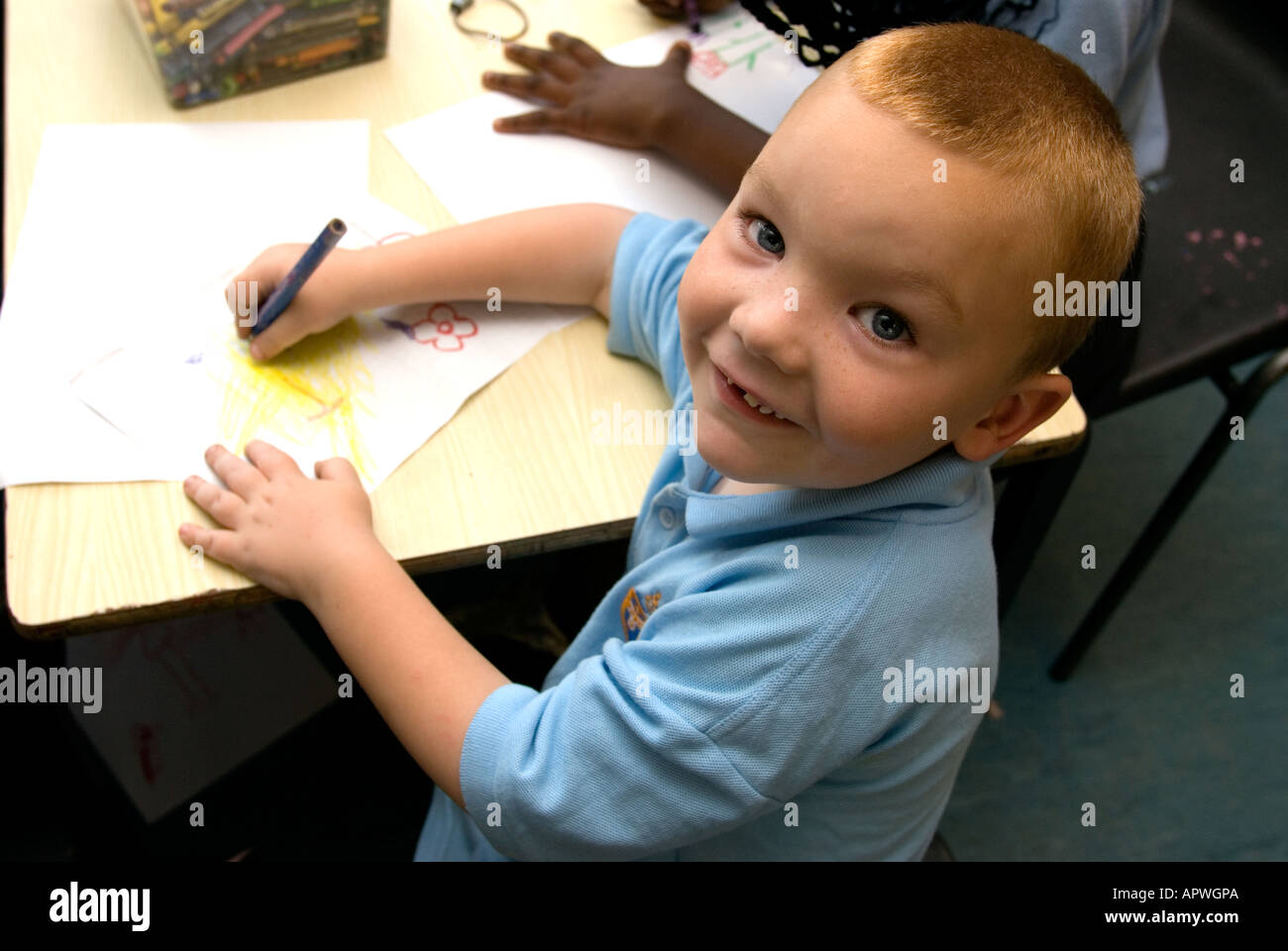 Kids in art class at After School Club Archbishop Sumner Primary School ...