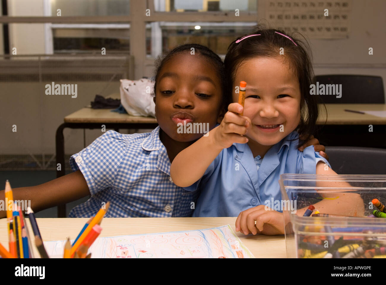 Kids having fun in art class at After School Club, Archbishop Sumner ...