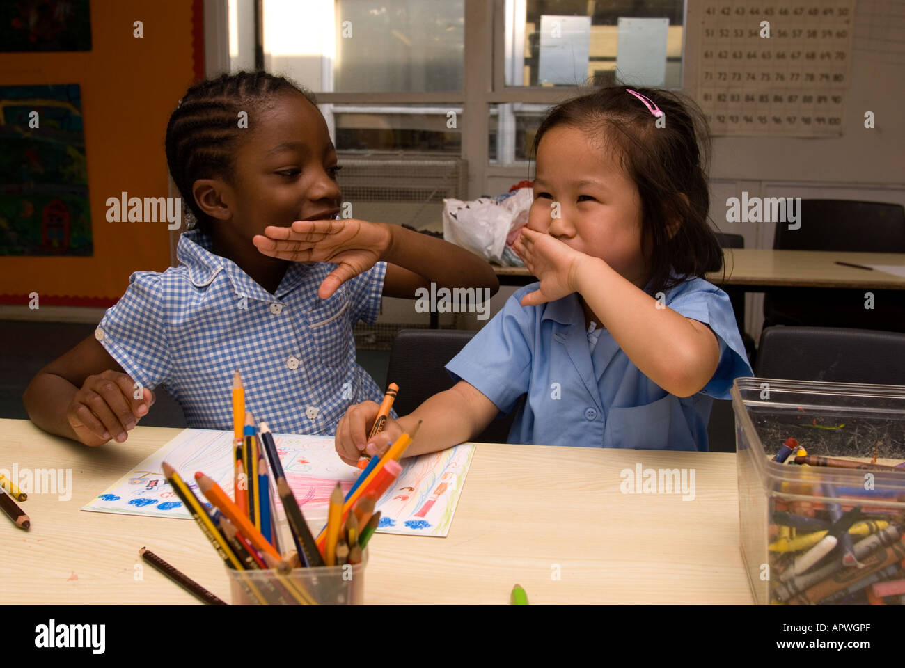 Kids having fun in art class at After School Club Archbishop Sumner ...