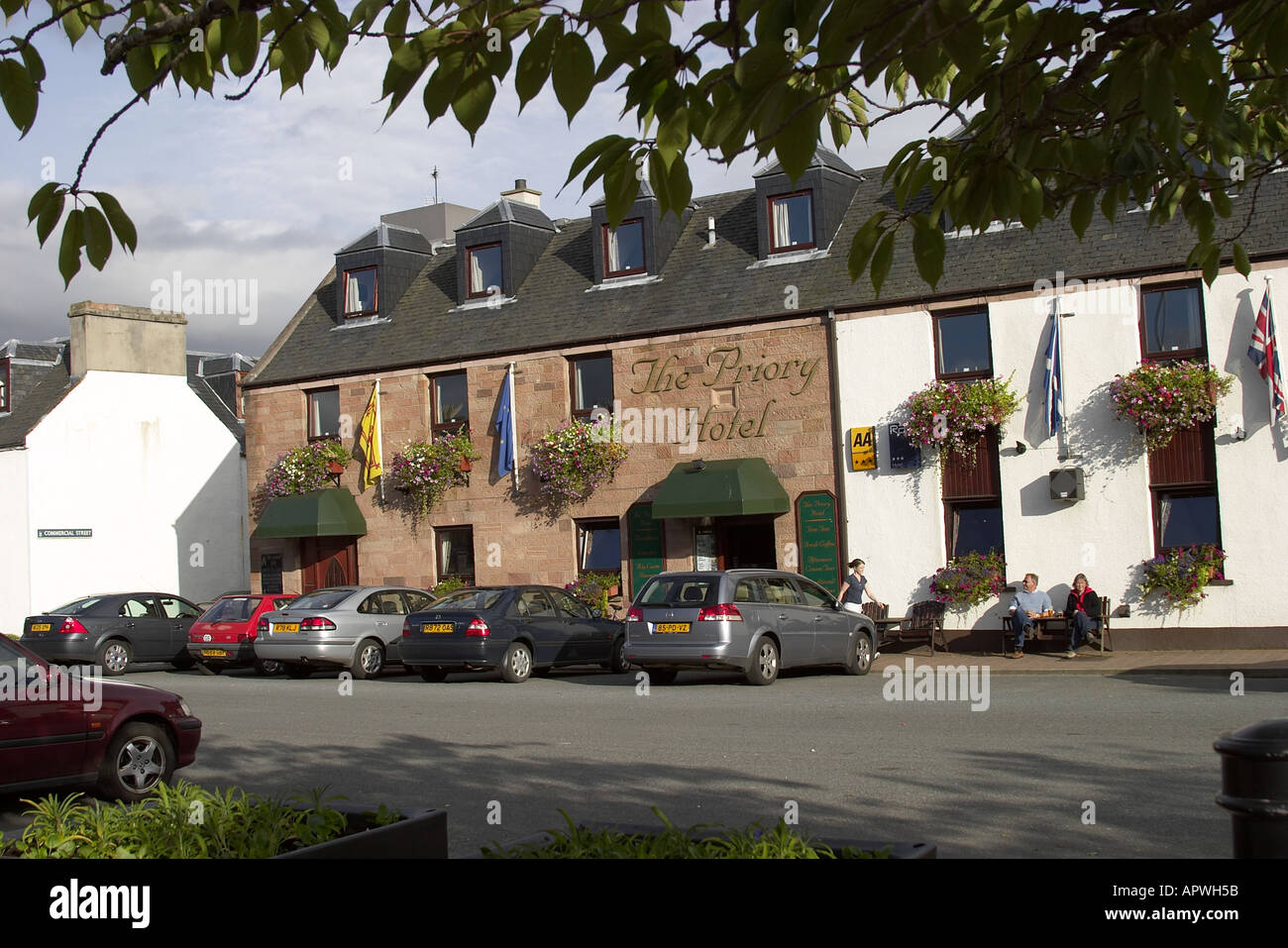 The Priory Hotel The Square Beauly Scotland Stock Photo - Alamy