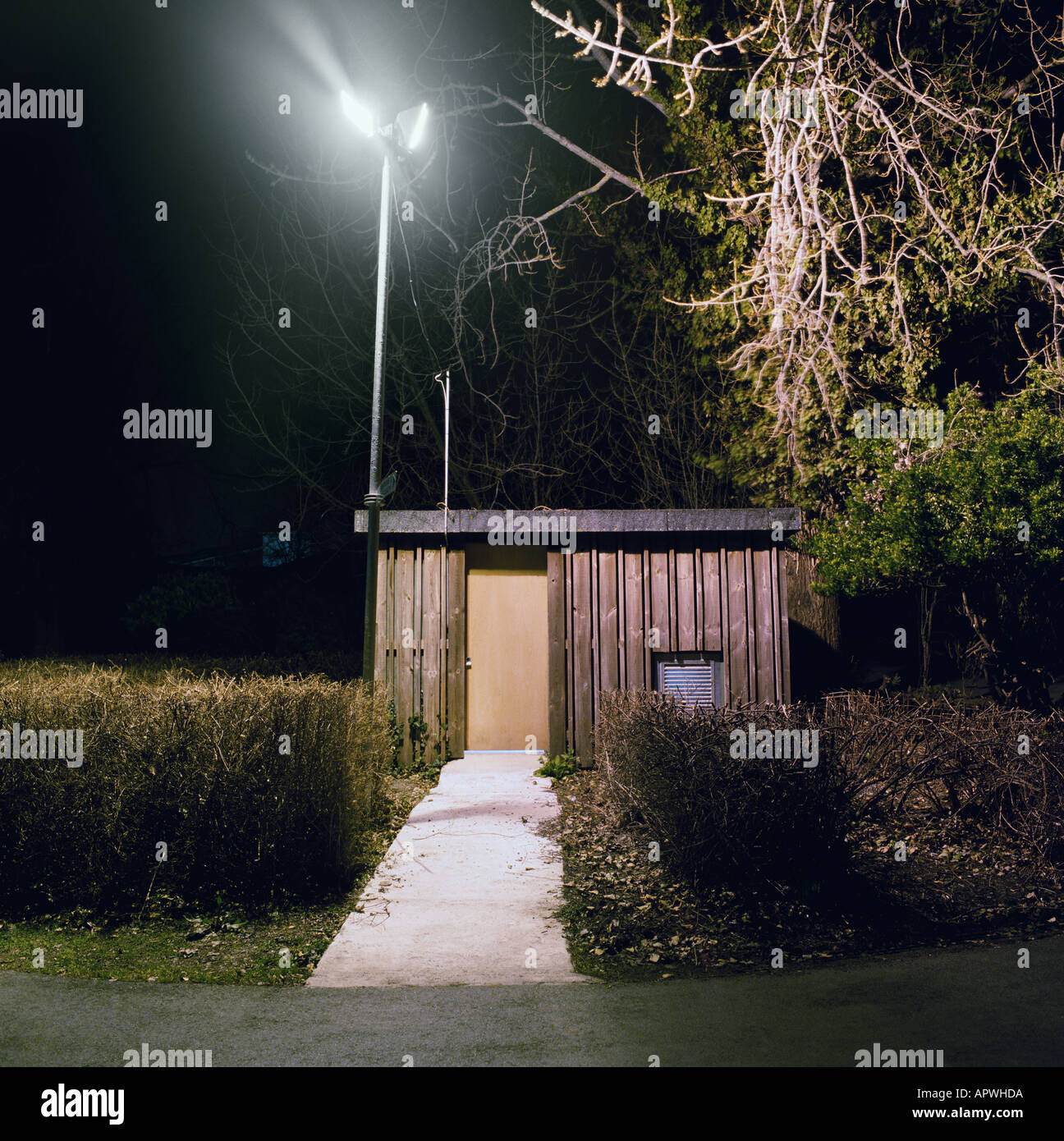 Hut at night Stock Photo - Alamy