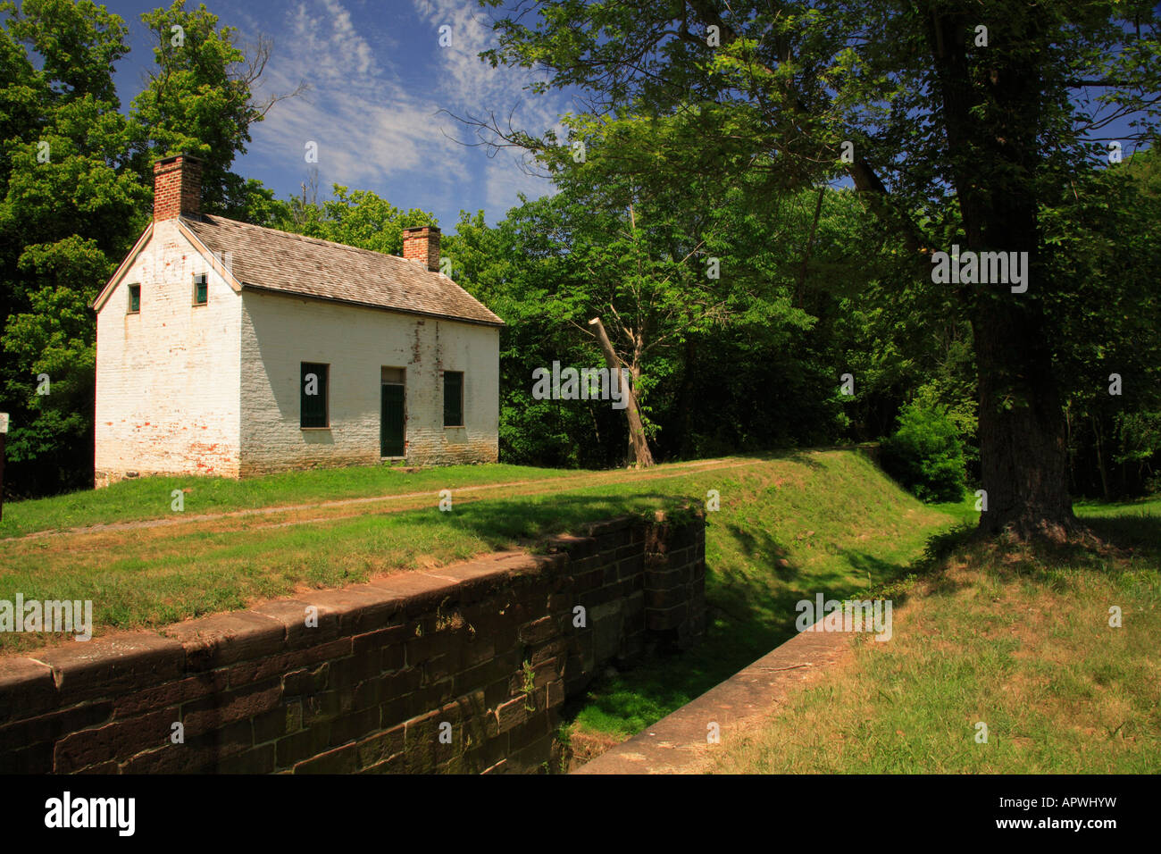 Lock and Lock House at Edwards Ferry, C and O Canal National Historic ...