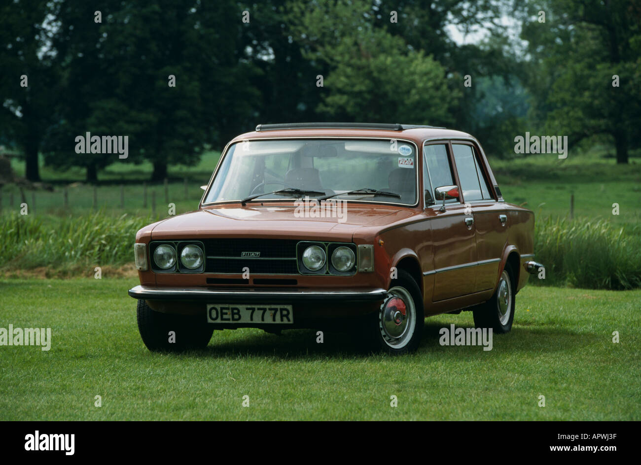 Fiat 124 Special Saloon. 1966 to 1974 Stock Photo - Alamy