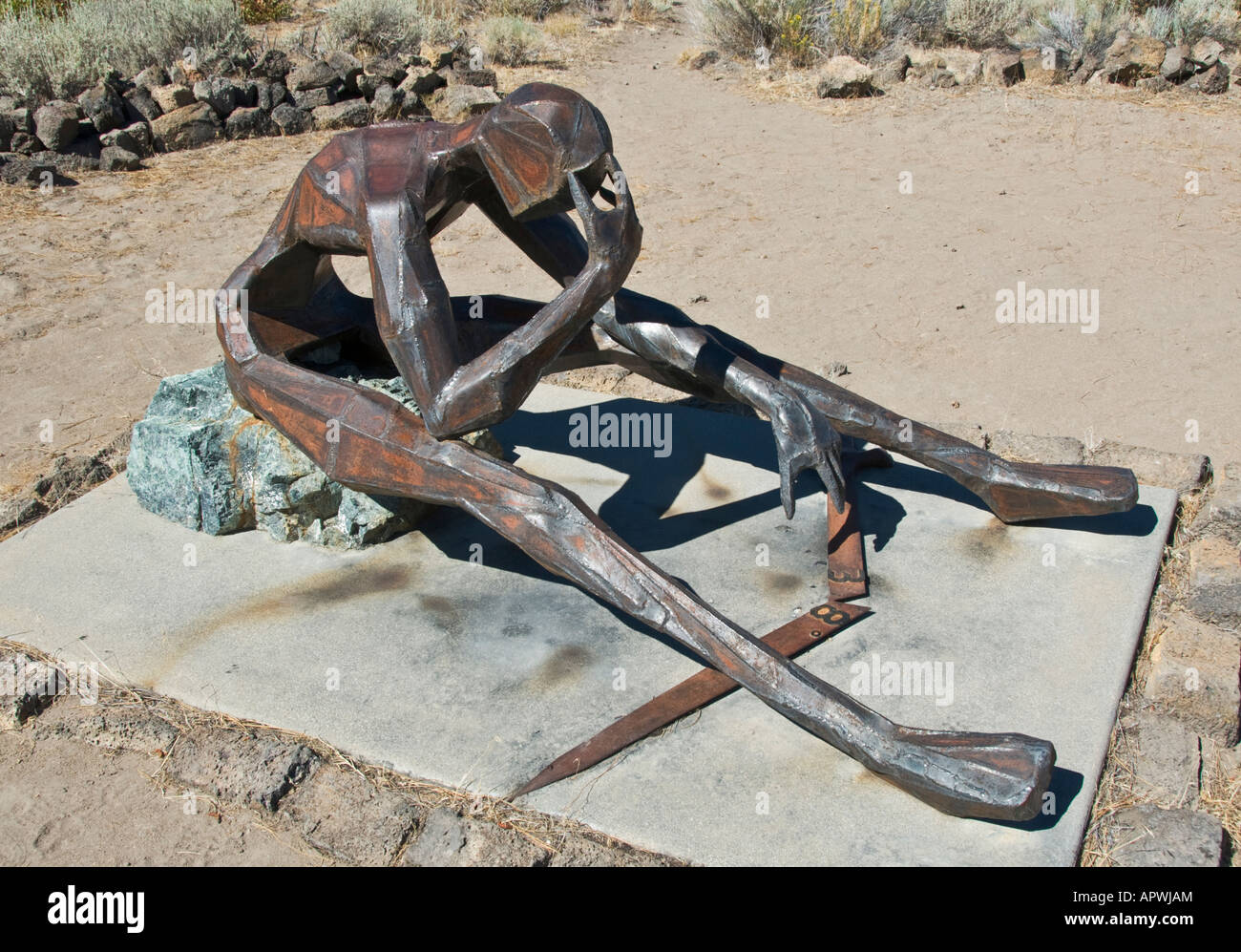 California Siskiyou County near town of Weed Living Memorial Sculpture ...