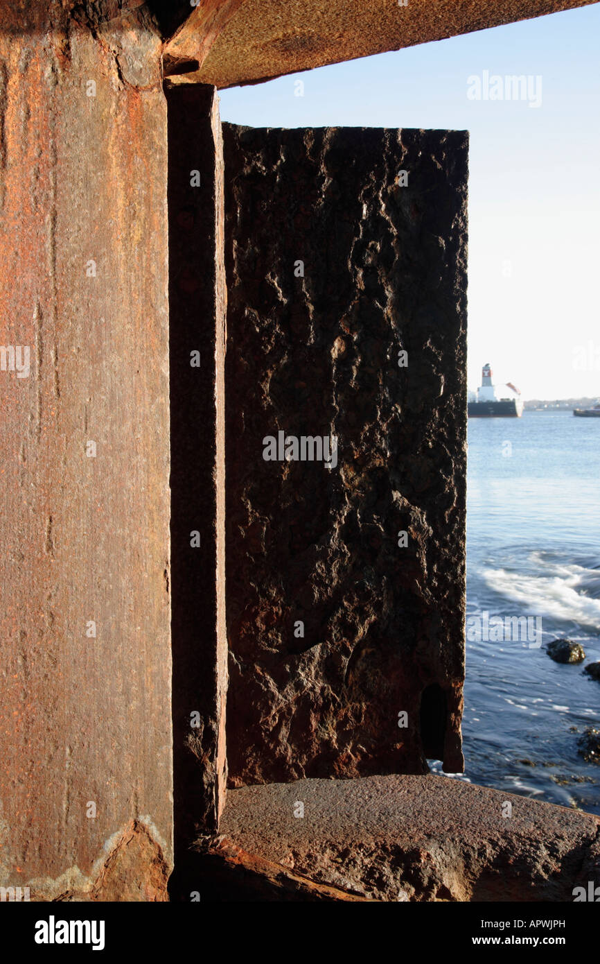 Fort Preble during the winter months Located in South Portland Maine ...