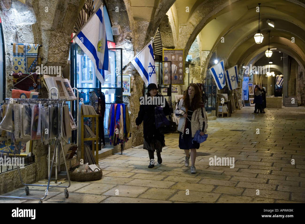 Jewish quarter cardo jerusalem israel hi-res stock photography and ...