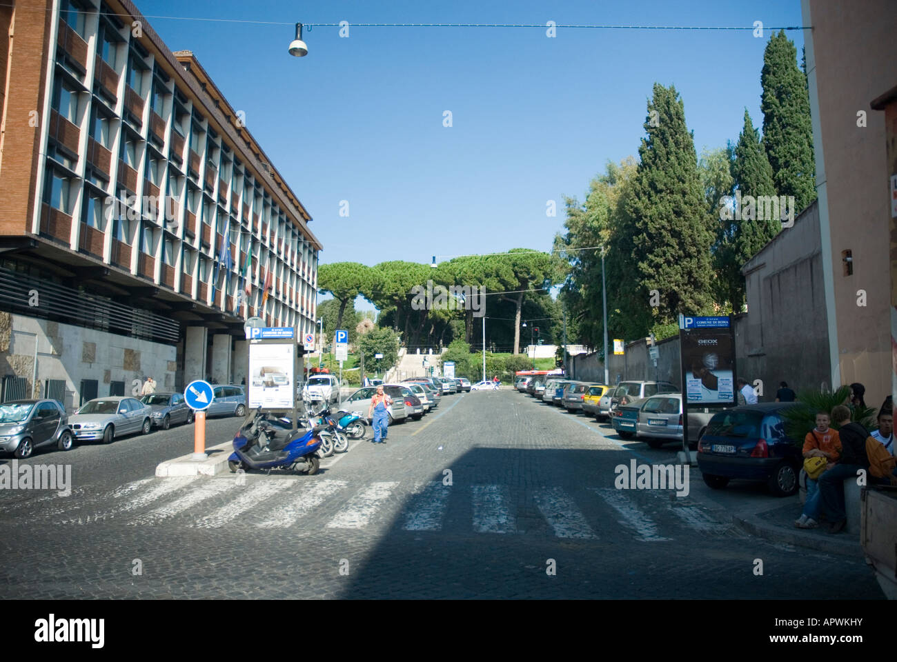 street scene in Rome, Italy Stock Photo - Alamy