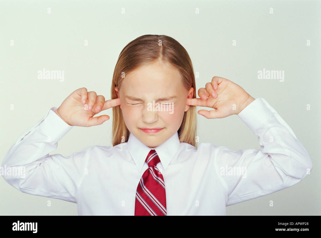 Fingers in ear hi-res stock photography and images - Alamy
