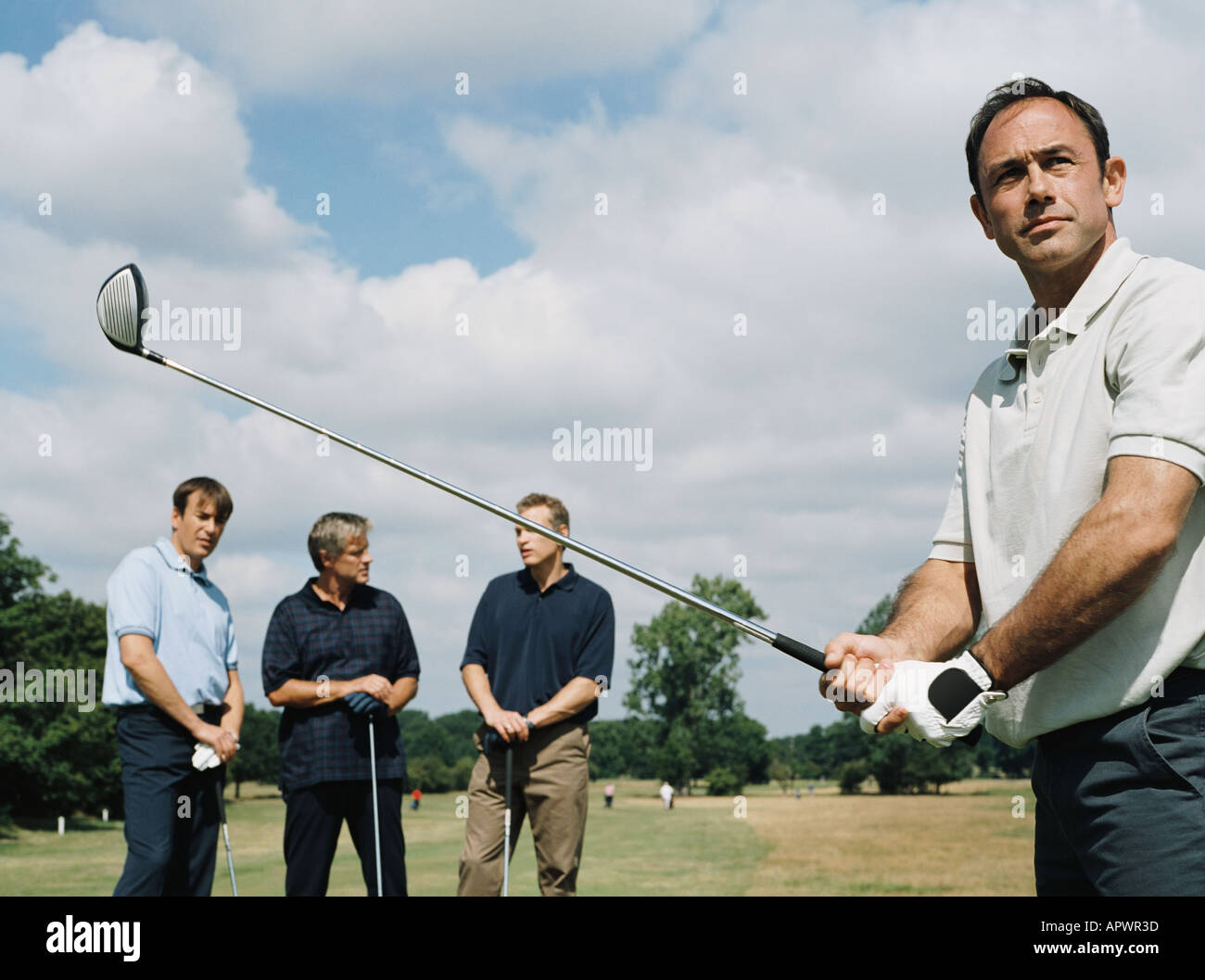 Sport golf swinging watching hi-res stock photography and images - Alamy