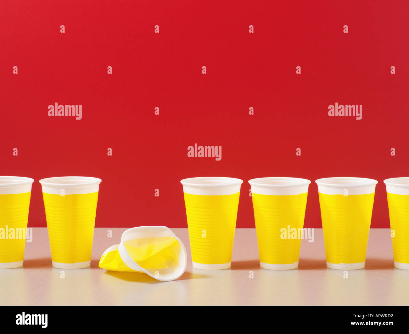 Crushed red plastic cup hi-res stock photography and images - Alamy