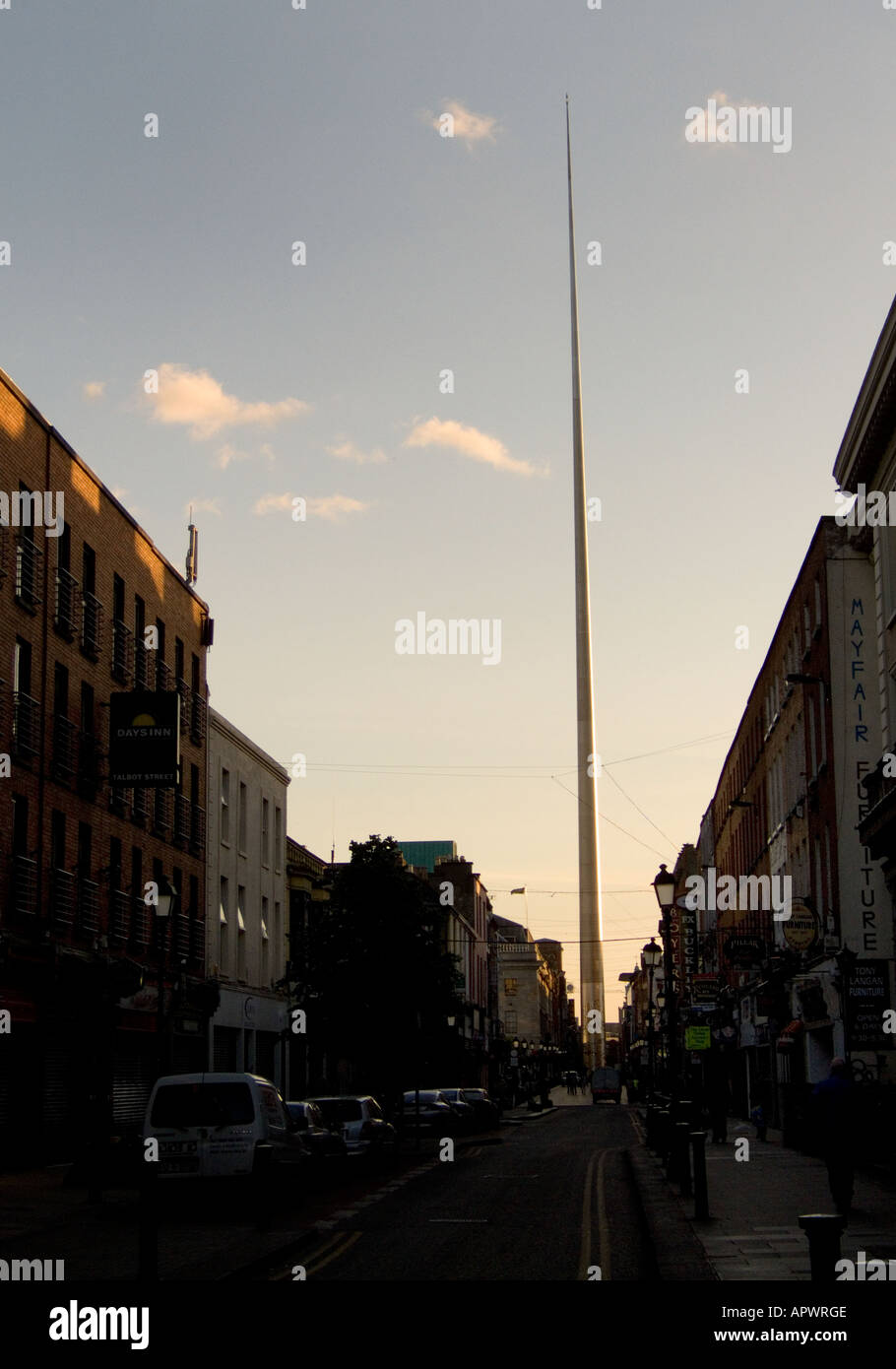 Talbot Street Dublin Ireland The Dublin Needle Stock Photo - Alamy