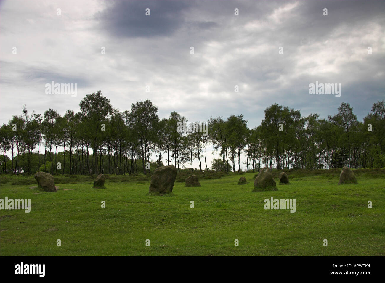 Nine ladies stanton moor hi-res stock photography and images - Alamy